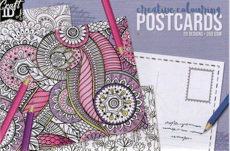CREATIVE COLORING POSTCARDS