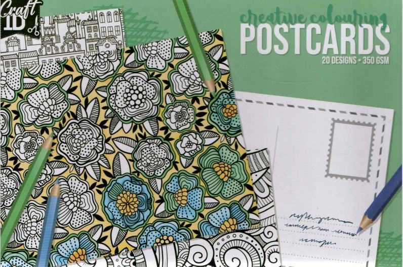 CREATIVE COLORING POSTCARDS