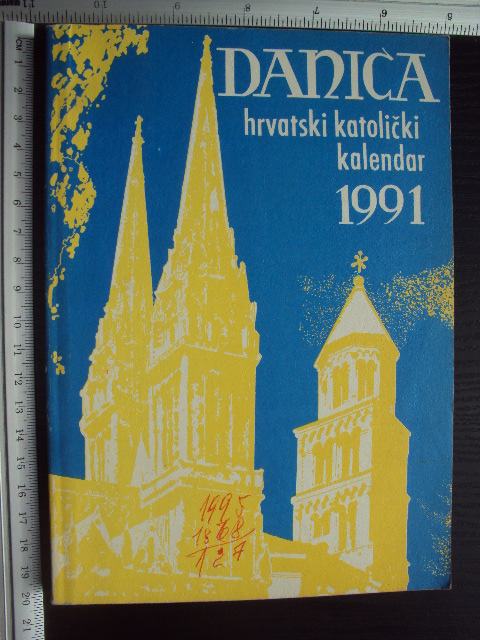 Danica - Hrvatski katolički kalendar 1991