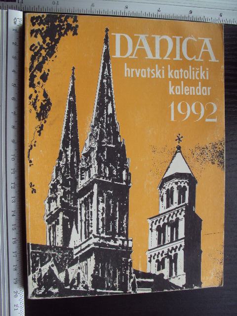 DANICA - Hrvatski katolički kalendar 1992