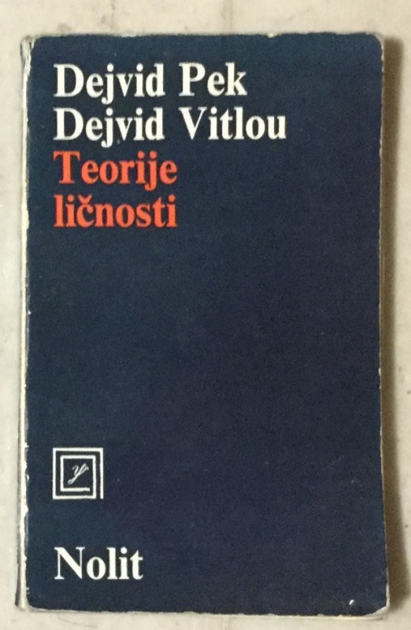 David Peck, David Whitlow: Teorije ličnosti