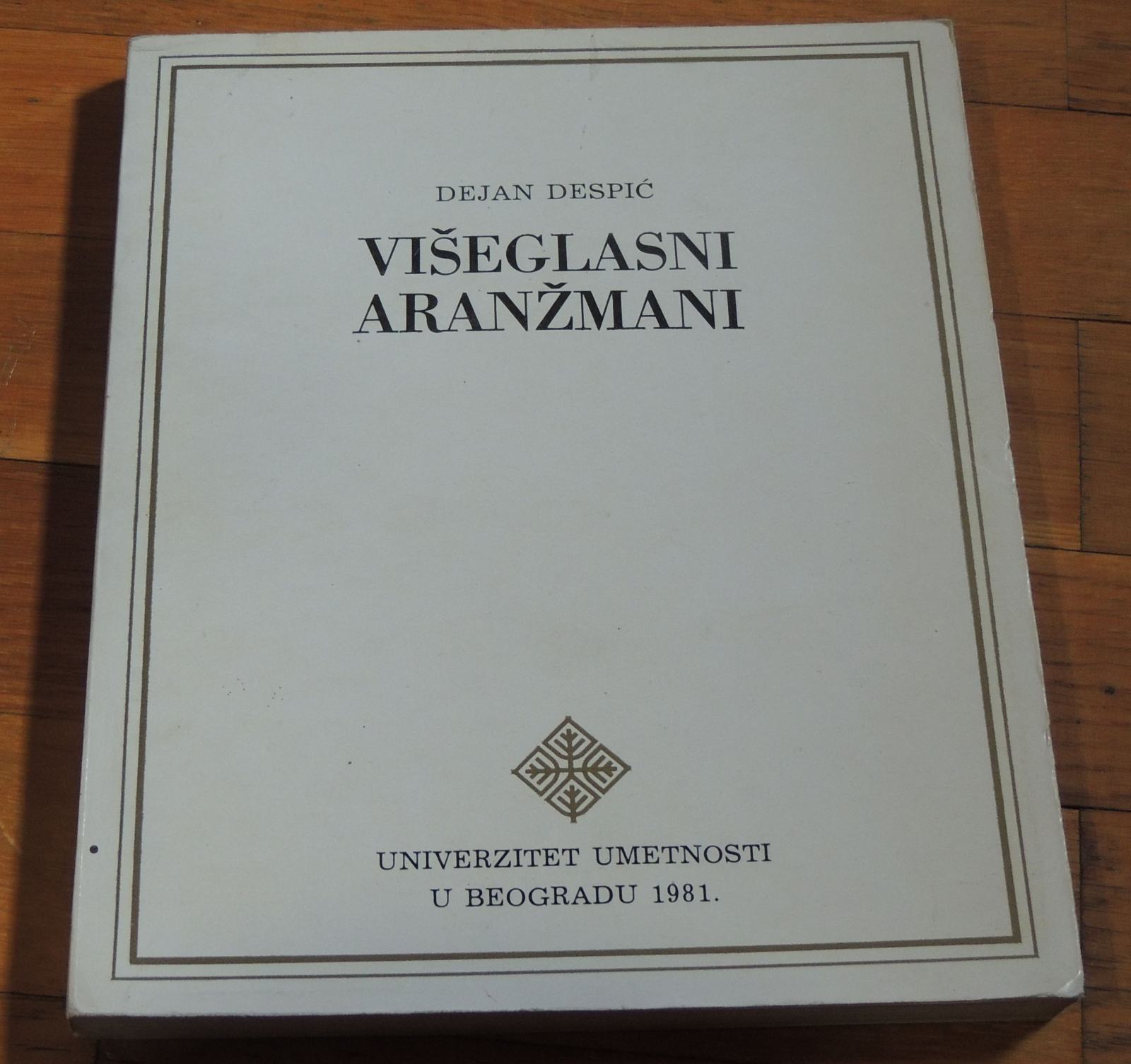 Dejan Despić Višeglasni aranžmani