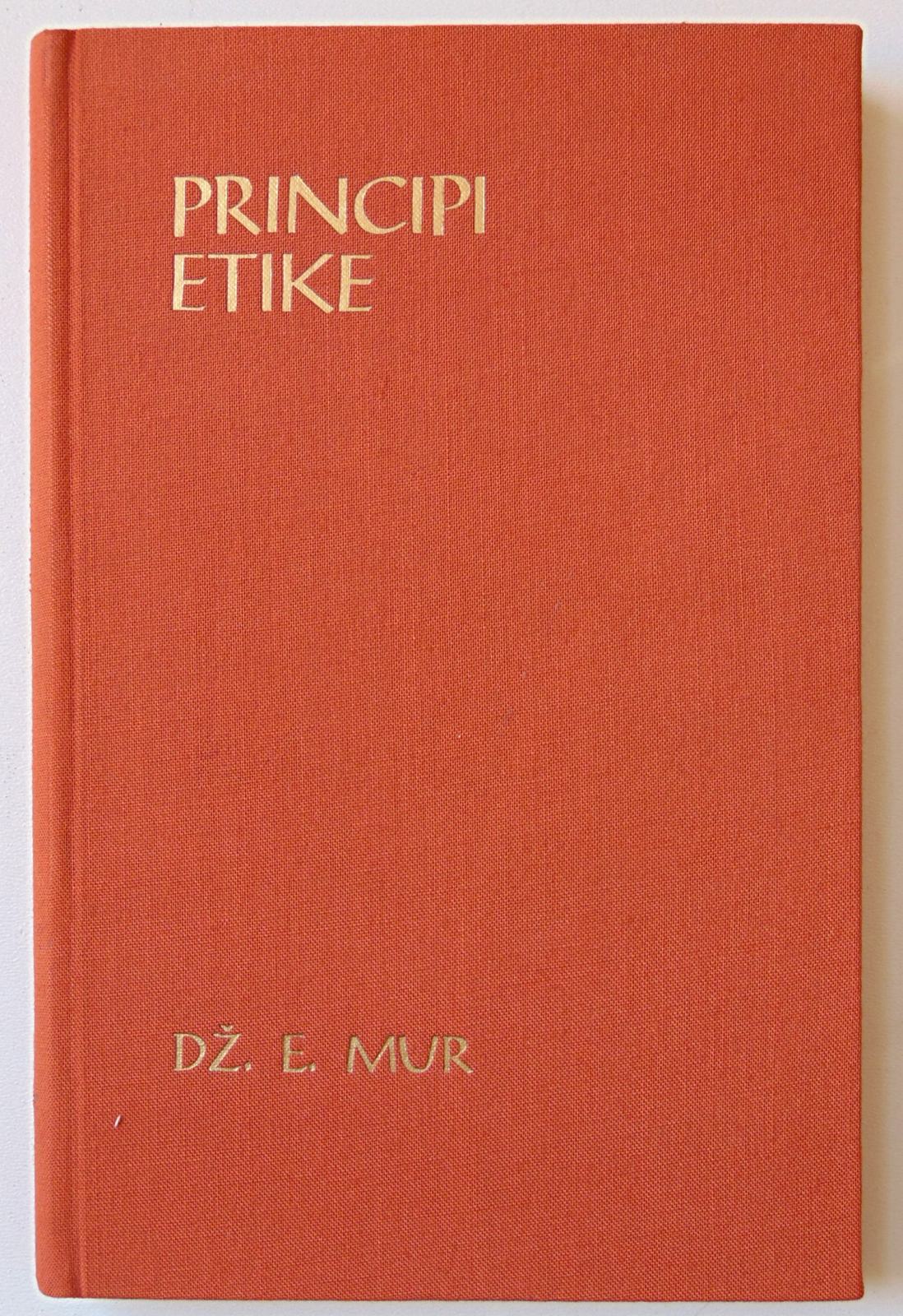 George Edward Moore Principi etike