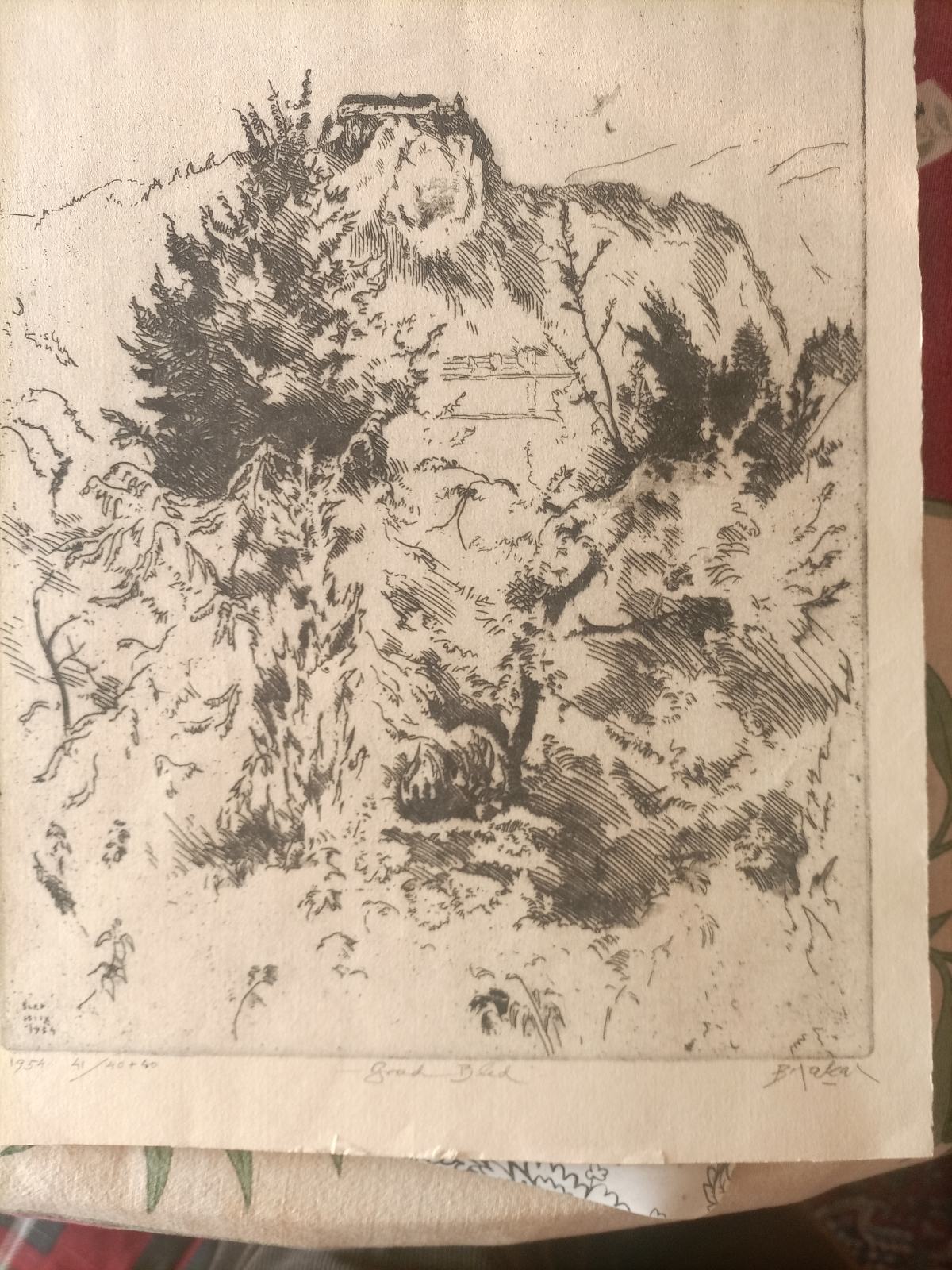 Grafike Božidara Jakca, grafike/serigrafije