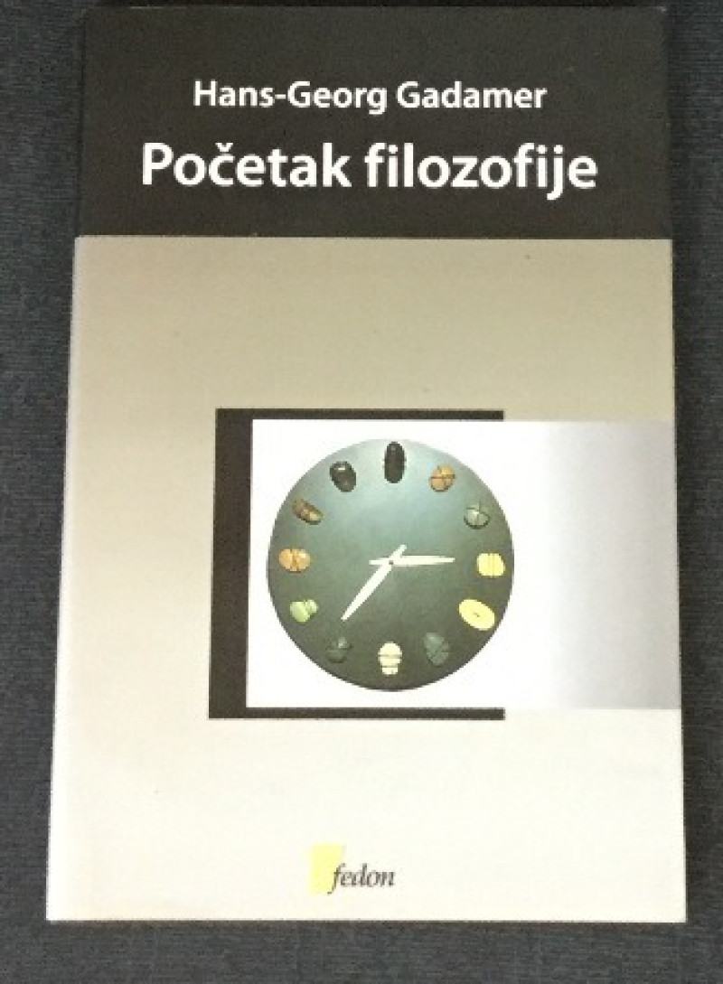 Hans-Georg Gadamer : Početak filozofije