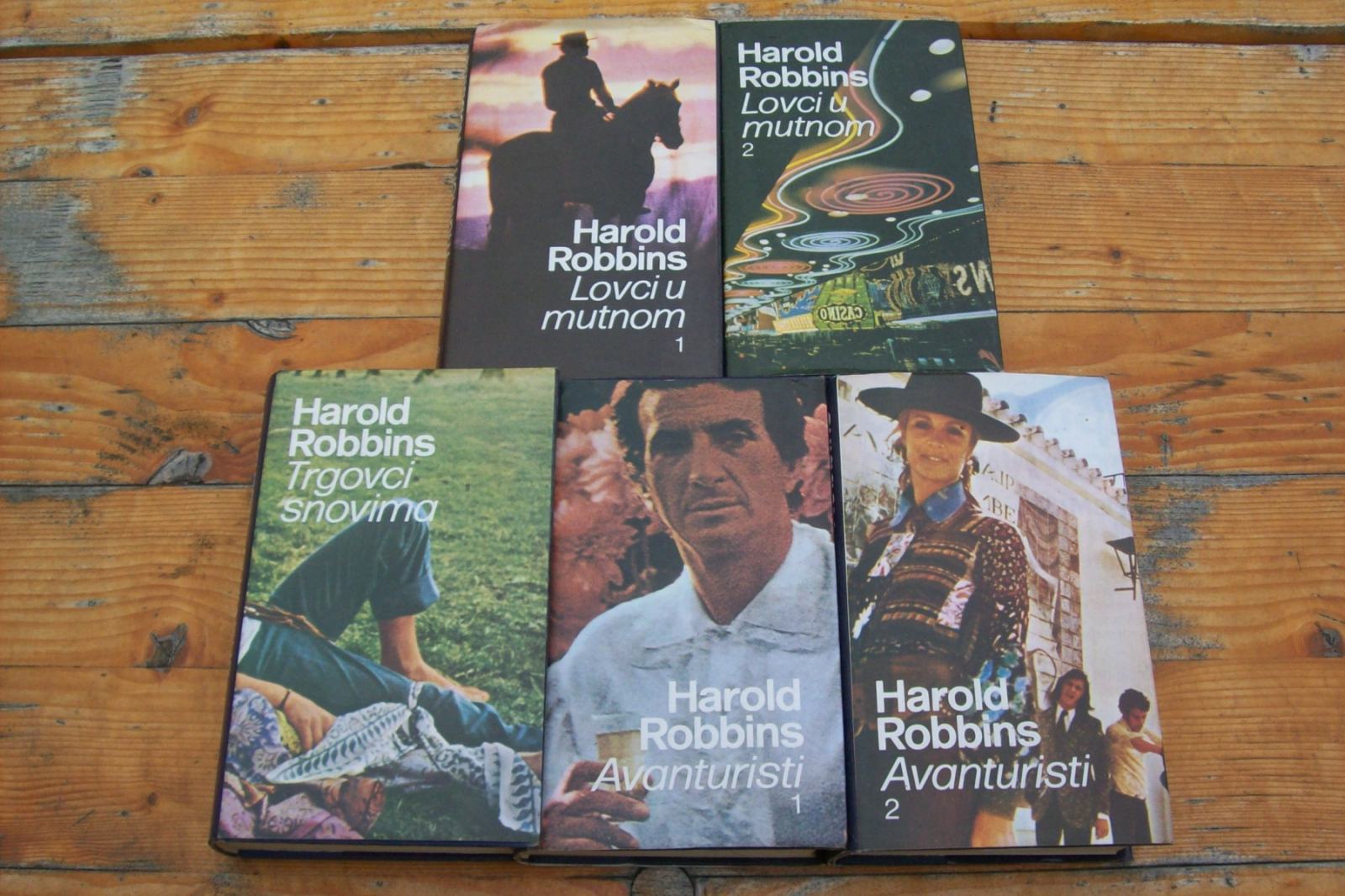 HAROLD ROBINS - lot 5 knjiga
