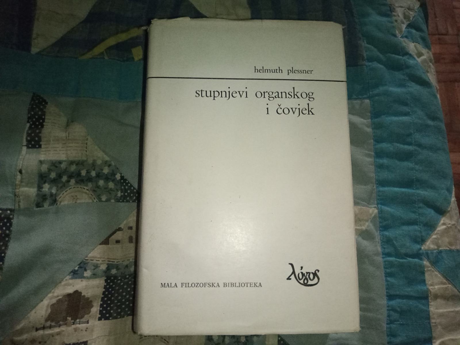 Helmuth Plessner – Stupnjevi organskoga i čovjek