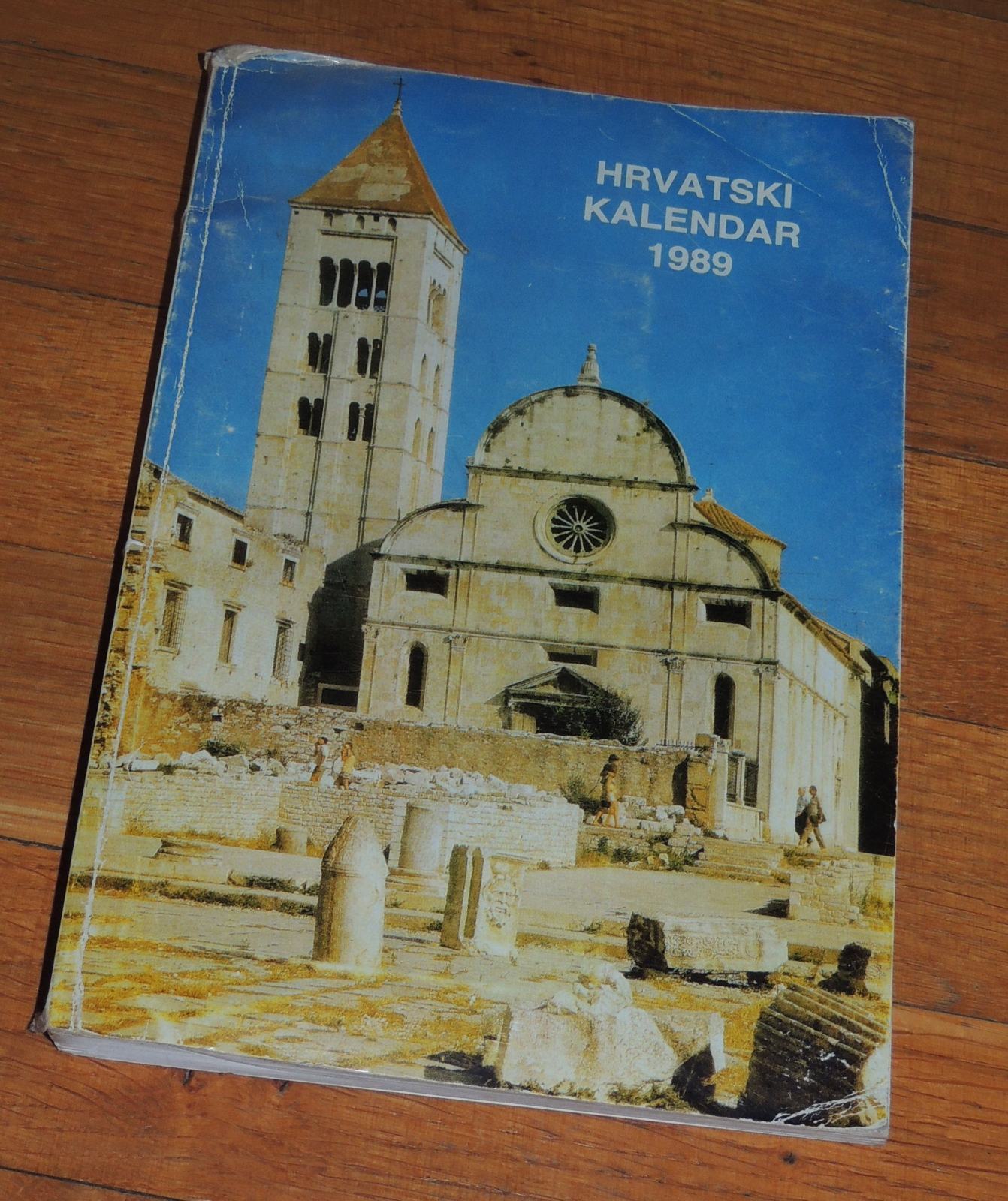 Hrvatski kalendar 1989 emigracija Uredio Hrvoslav Ban