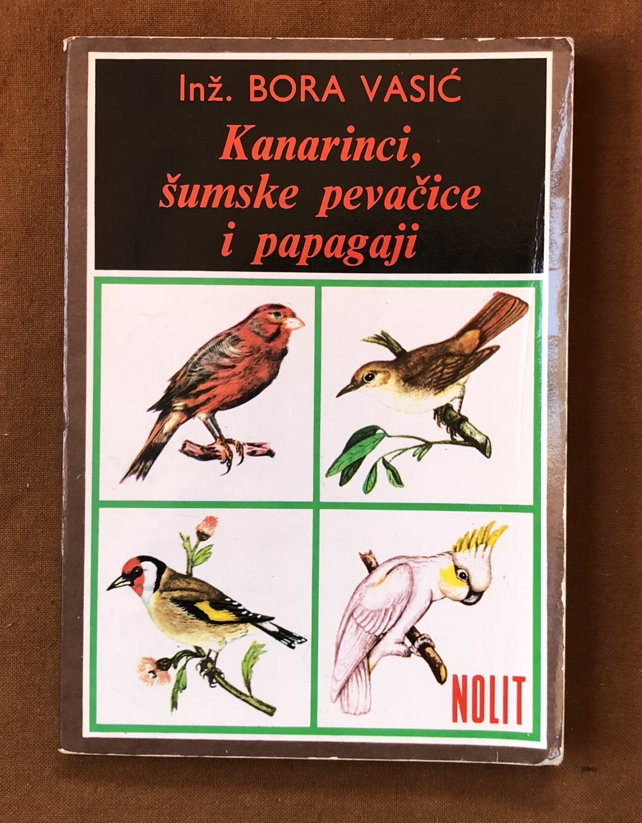 INŽ. BORA VASIĆ - KANARINCI, ŠUMSKE PEVAČICE I PAPAGAJI