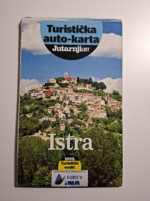 Istra - turistička auto-karta