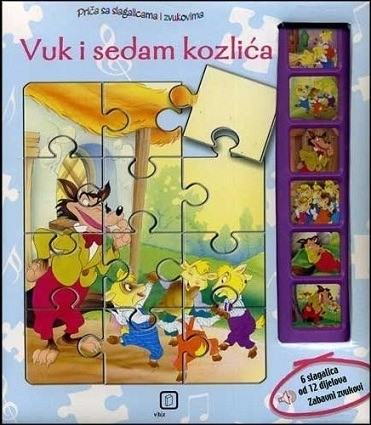 Jacob Grimm: Vuk i sedam kozlića – priča sa slagalicama i zvukovima