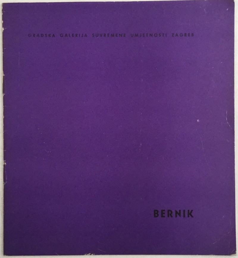 JANEZ BERNIK KATALOG IZLOŽBE 1960.