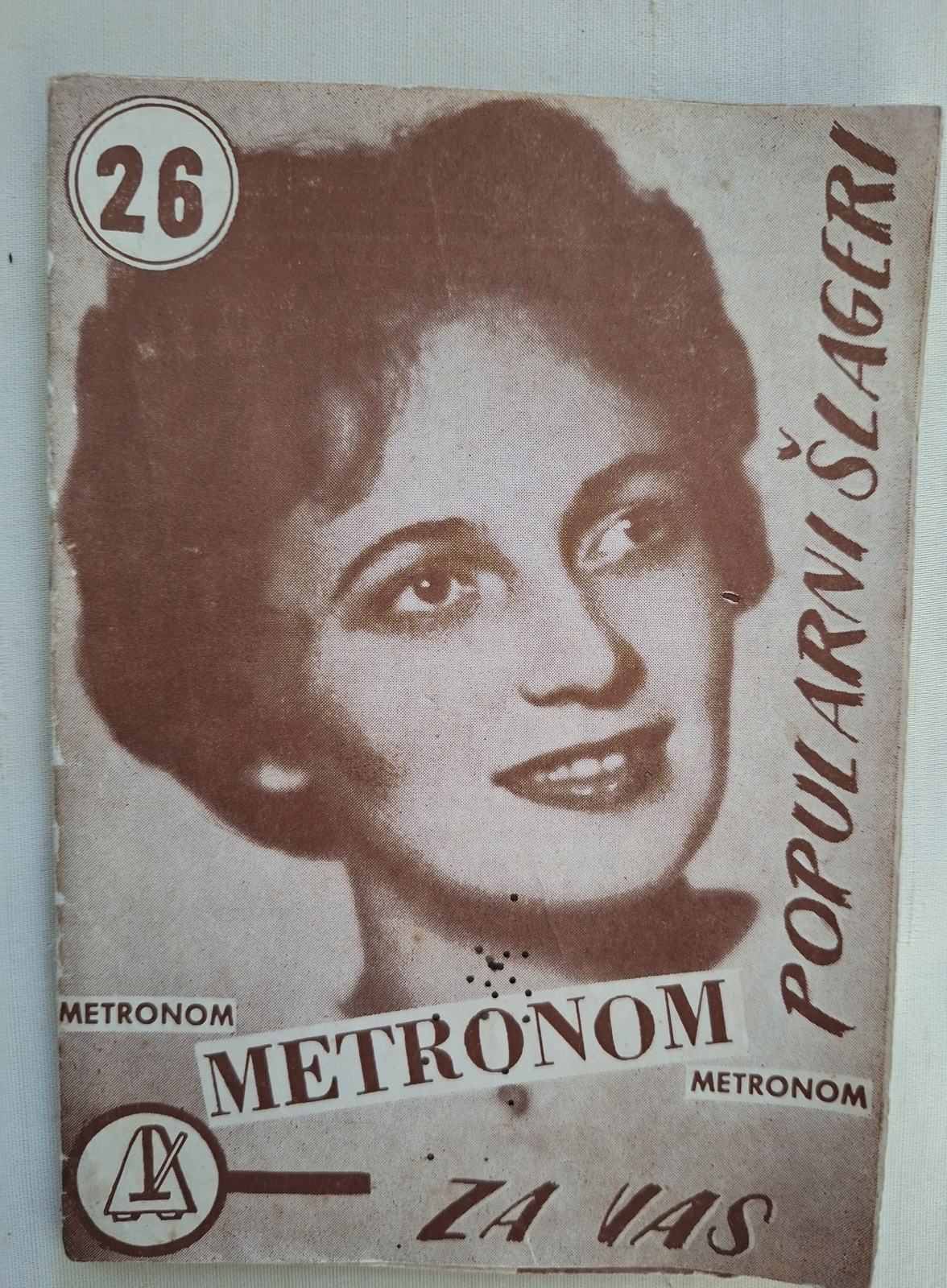 KATALOG MELODIJA POPULARNI ŠLAGERI -METRONOM