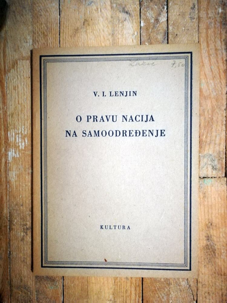 Lenjin - O pravu nacija na samoodređenje