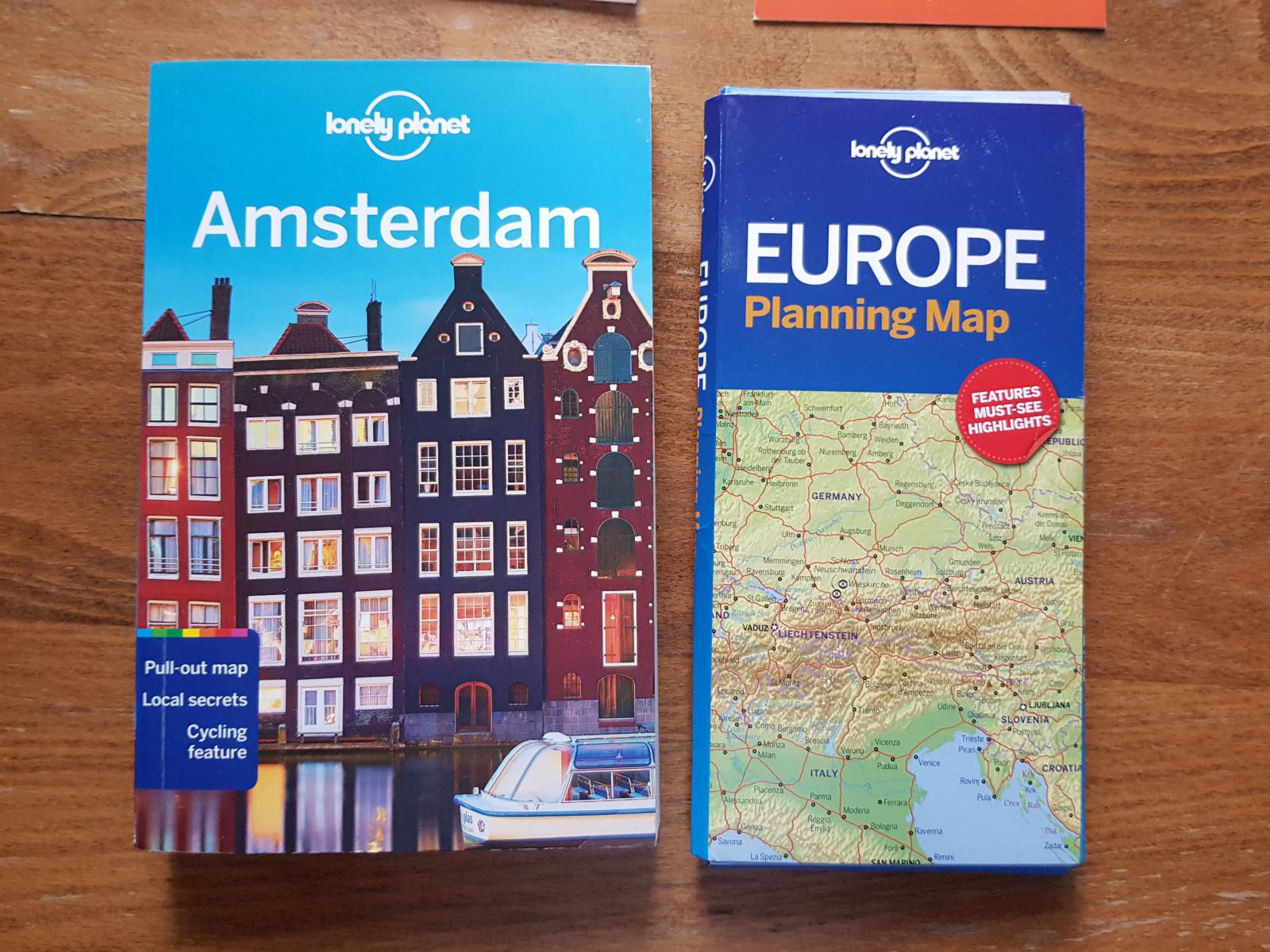 Karta Europe - Lonely planet Europe Planning Map