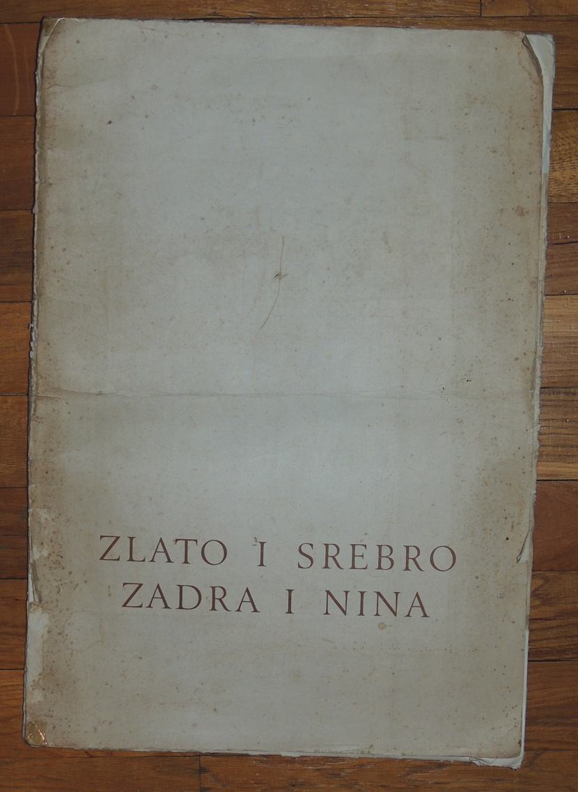 Mapa Zlato i srebro Zadra i Nina