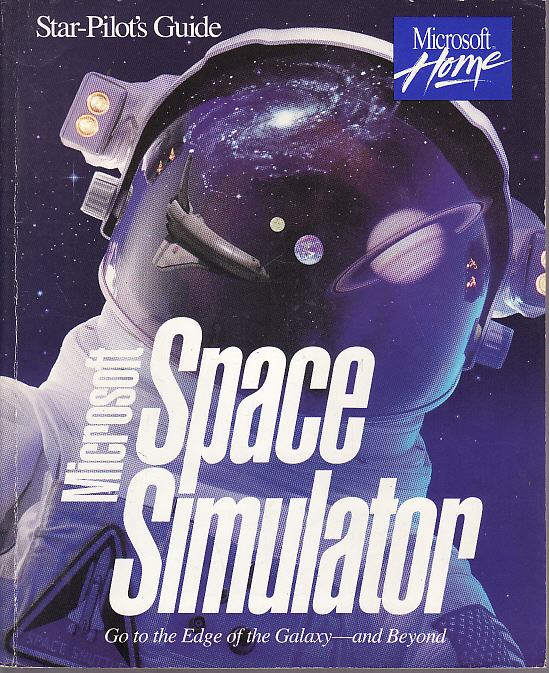 MICROSOFT SPACE SIMULATOR. STAR-PILOTS GUIDE. VERSION 1.0 FOR MS-DOS