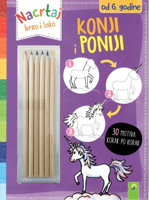 NACRTAJ BRZO I LAKO – KONJI I PONIJI