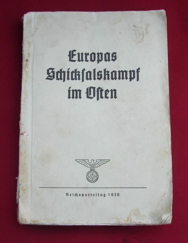 Njemačka knjiga iz 1938 Sudbonosna borba Europe na istoku