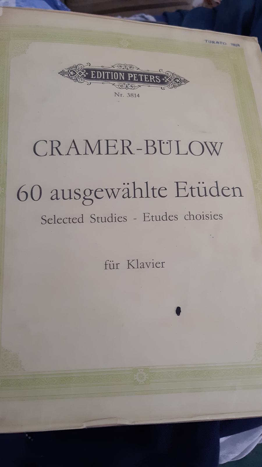 Note - 60 etida za klavir - Cramer Bulow