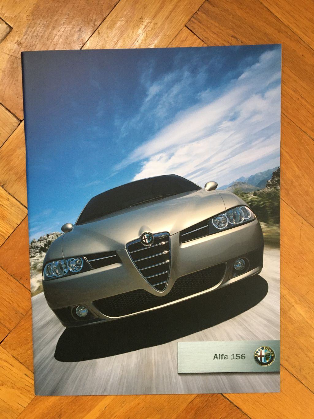 ORIGINALNI PROSPEKT ALFA ROMEO 156