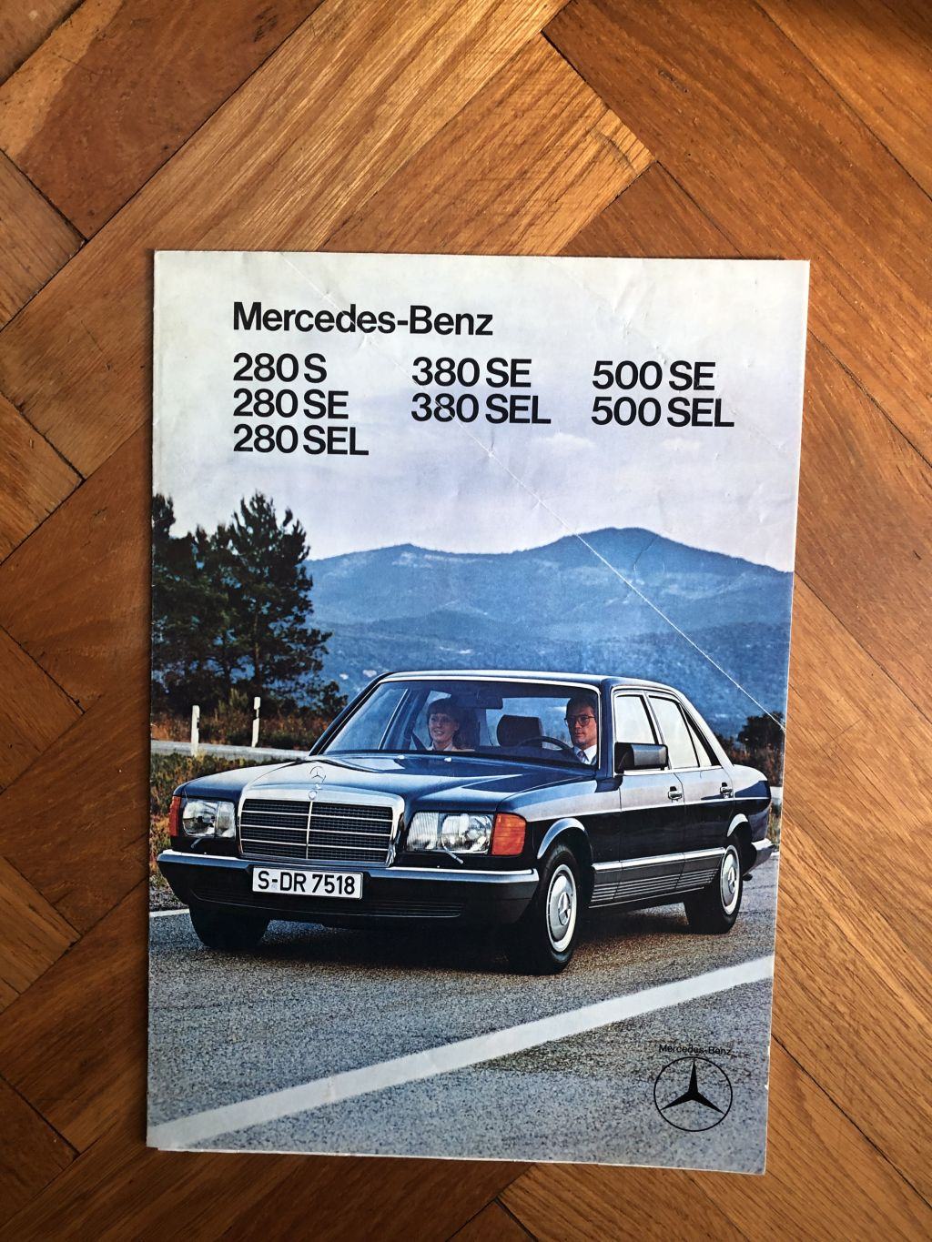 ORIGINALNI PROSPEKT MERCEDES-BENZ S - LINIJA W126