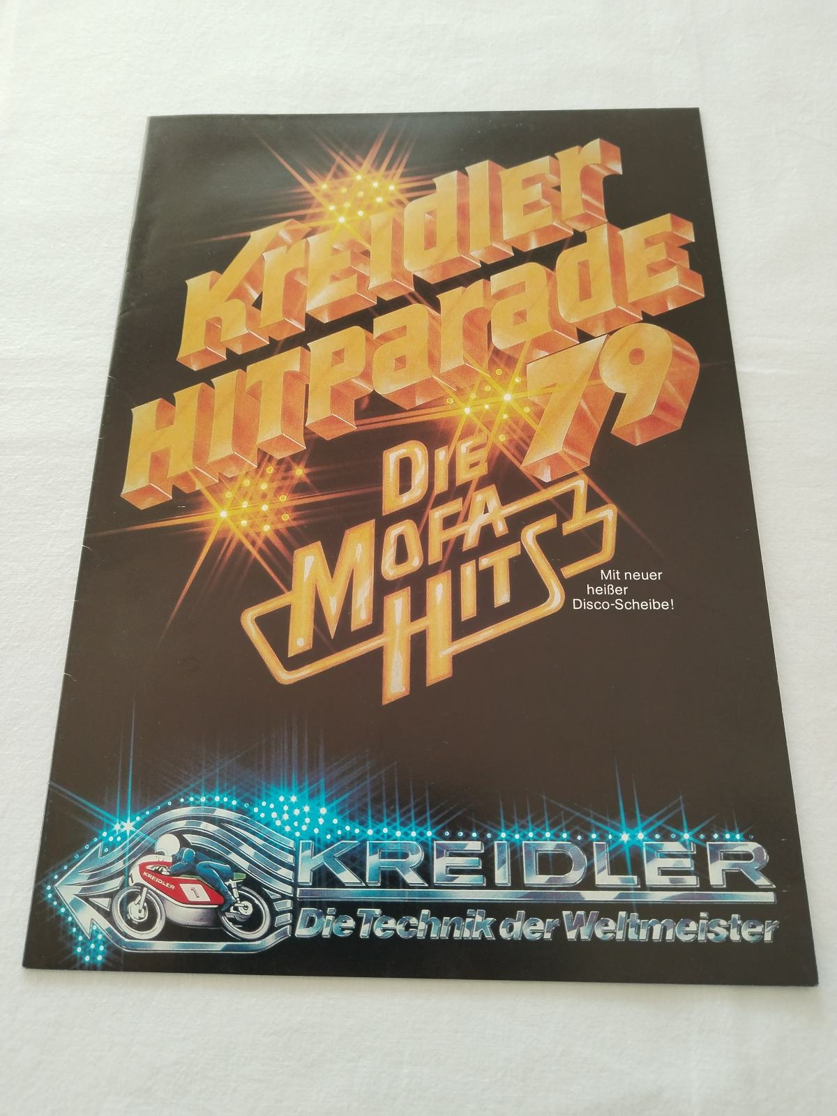 ORIGINALNI PROSPEKT PROGRAM KREIDLER HIT PARADE iz 1979. god. BROCHURE