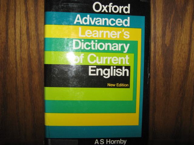 OXFORD ADVANCED LEARNERS DICTIONARY OF CURRENT ENGLISH A S HORNBY