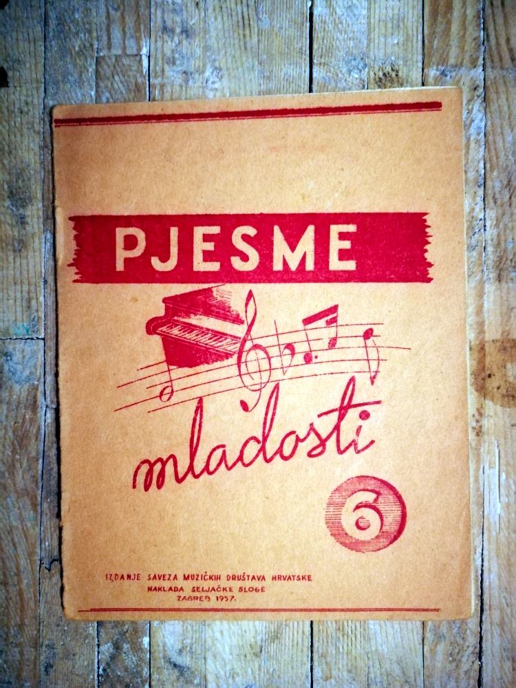 Pjesme mladosti 6 ( note, notni zapisi )