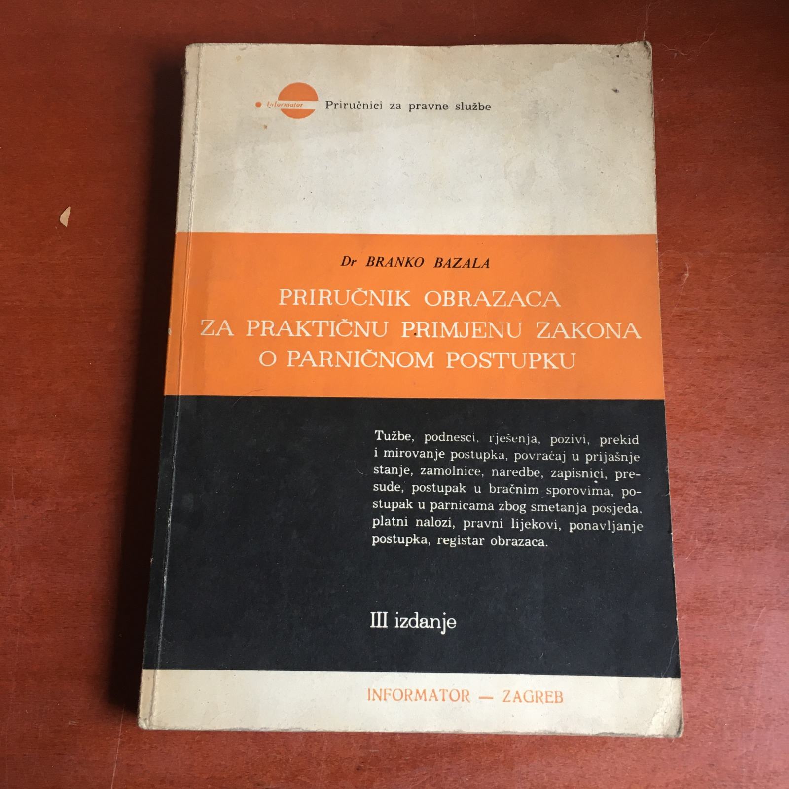 priručnik obrazaca za praktičnu primjenu zakona o parničnom postupku