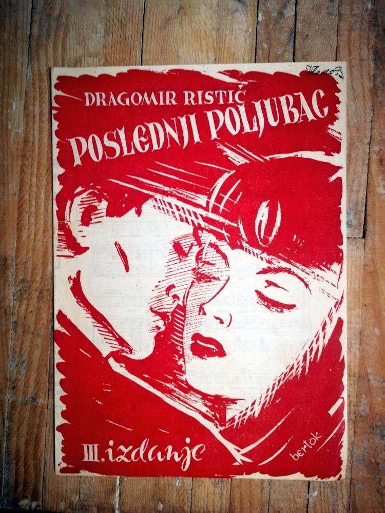 Ristić, Dragomir - Posljednji poljubac ( note )