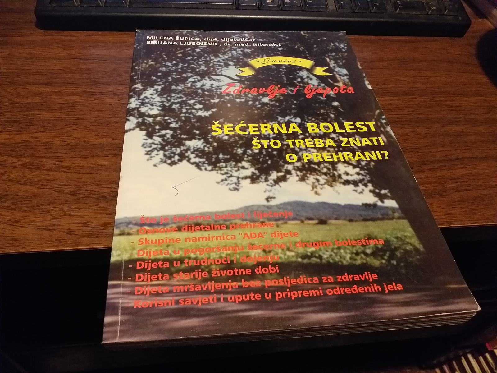ŠEĆERNA BOLEST ŠTO TREBA ZNATI O PREHRANI ŠUPICA LJUBOJEVIĆ 2000.