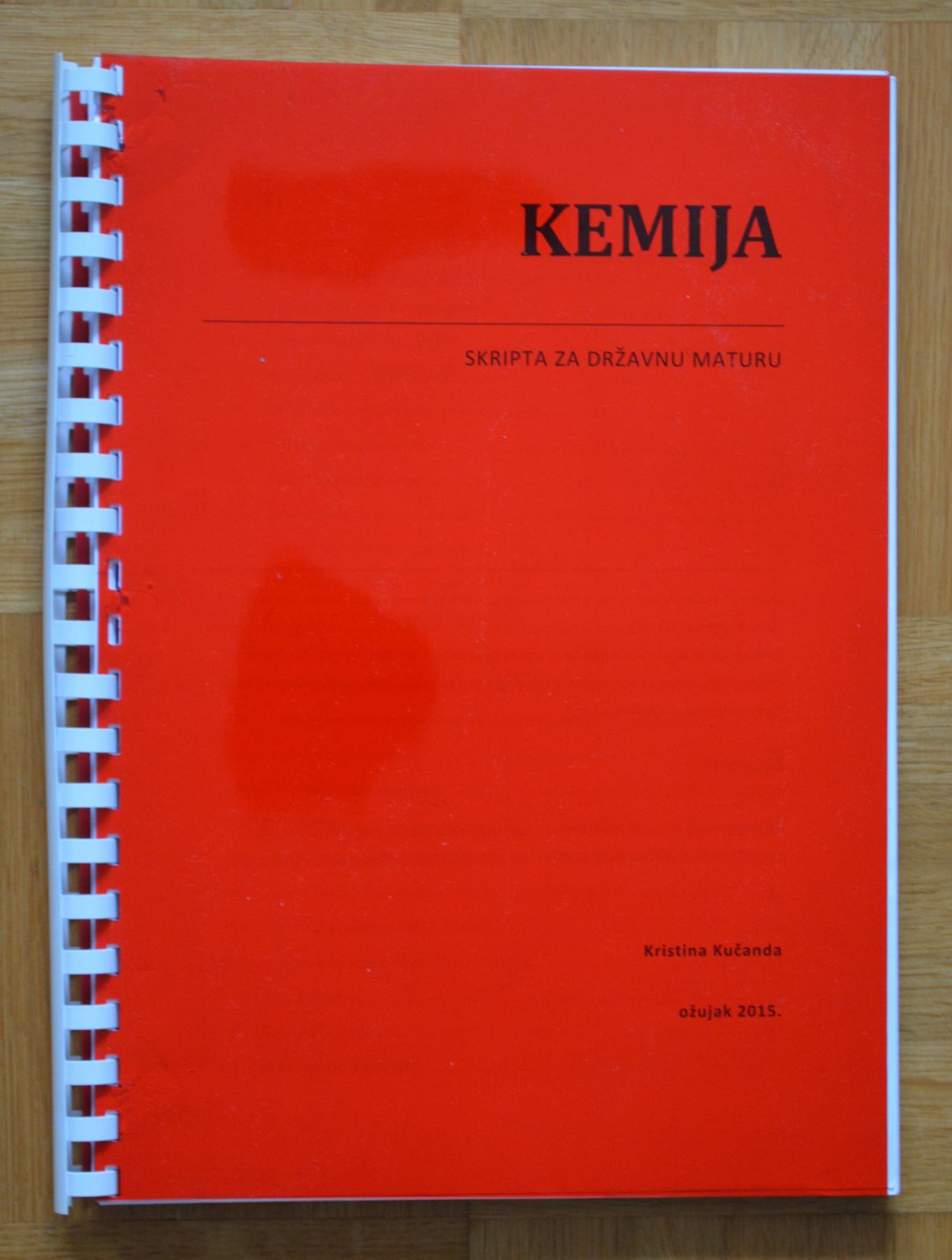 Skripta za maturu - Kemija