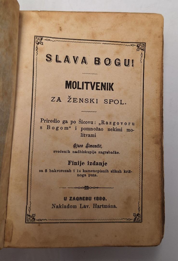Slava Bogu! - molitvenik za ženski spol