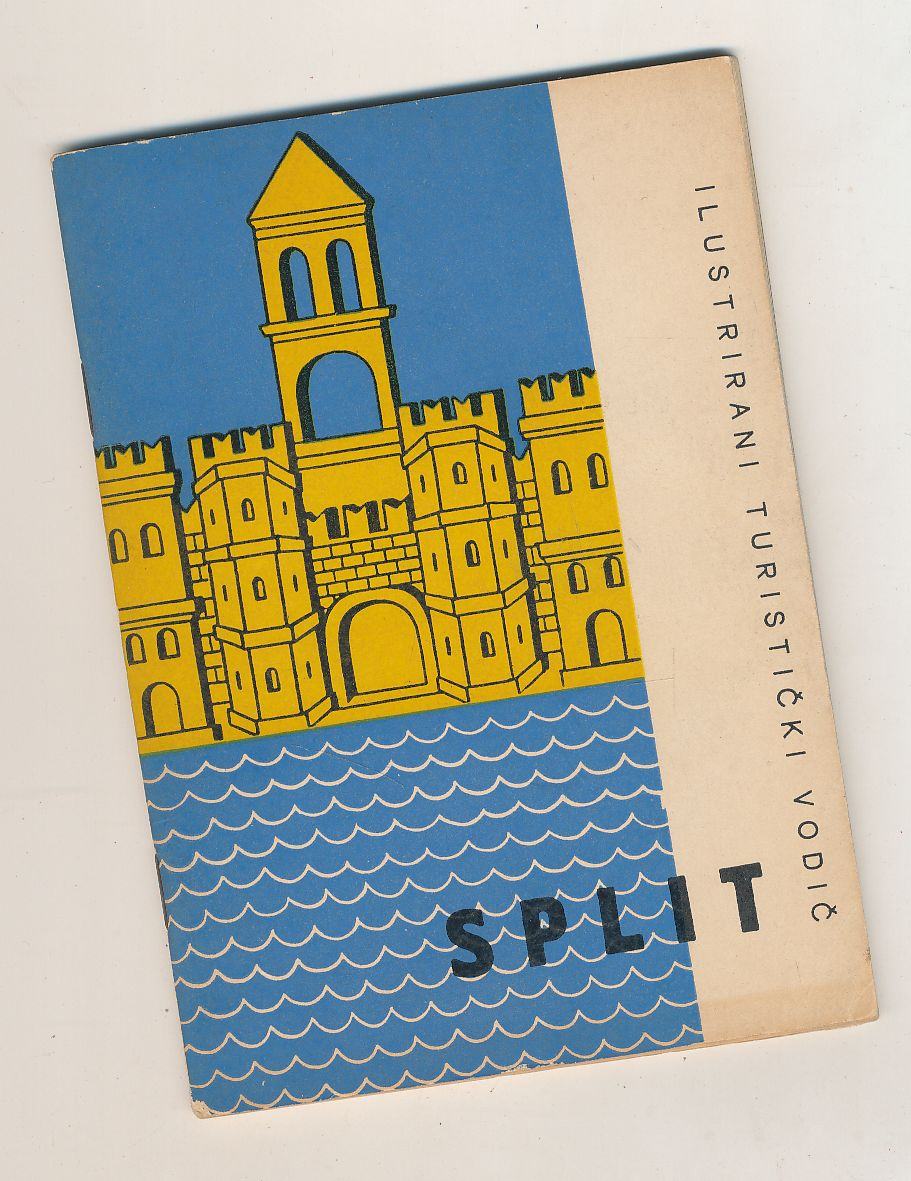 Split ilustrirani turistički vodič naslovnica Ferdo Bis foto Dabac Grč