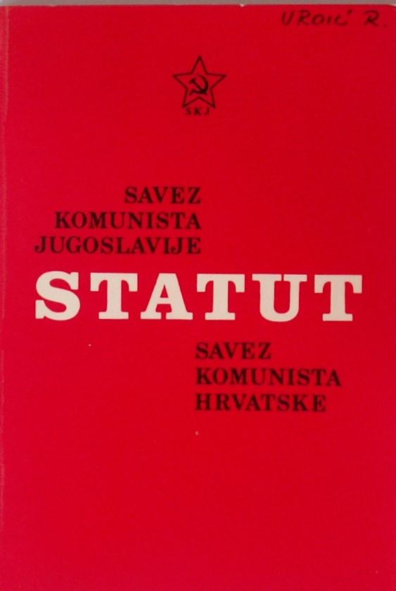 STATUT SAVEZ KOMUNISTA JUGOSLAVIJE1974