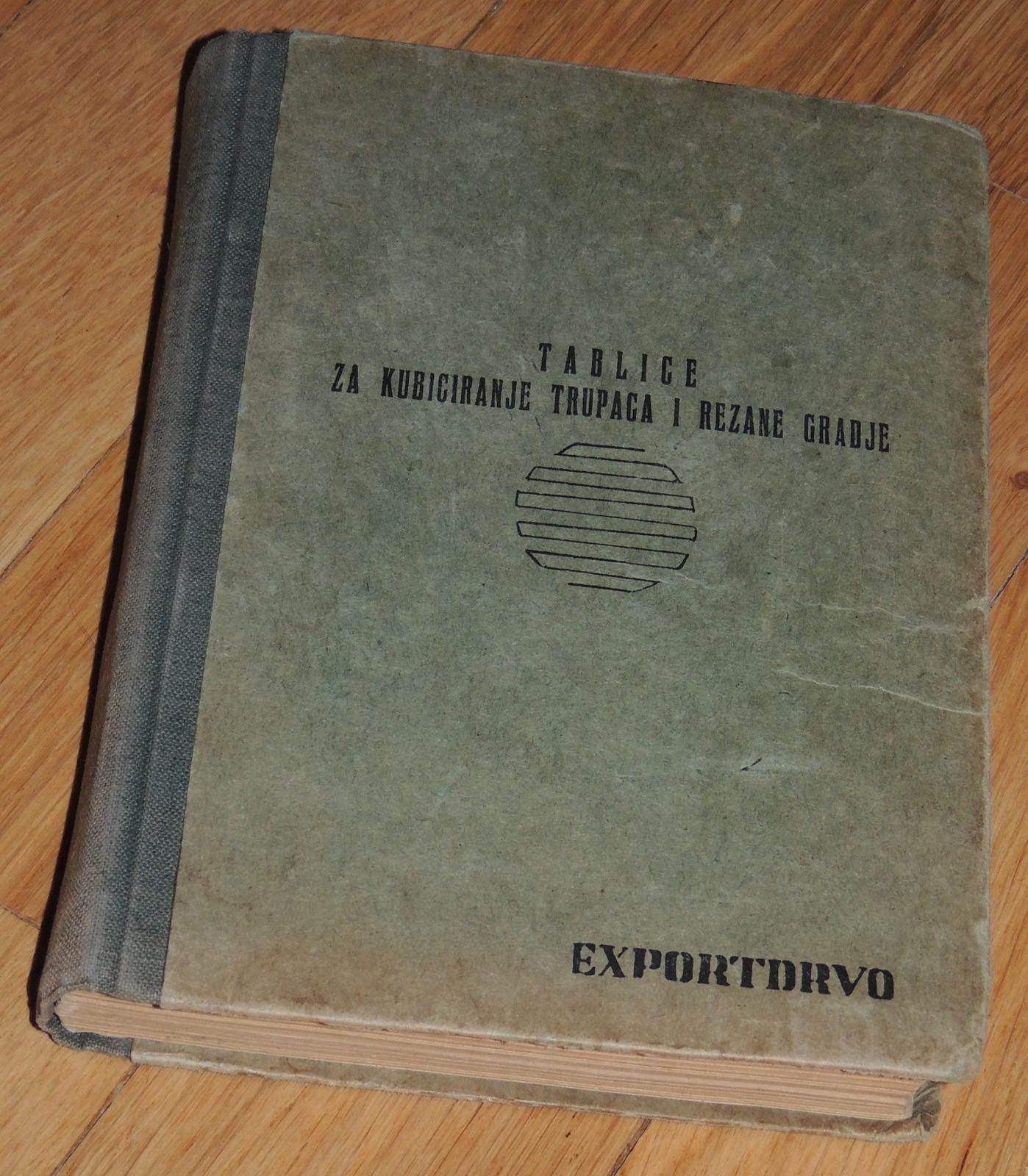 Tablice za kubiciranje trupaca i rezane gradje