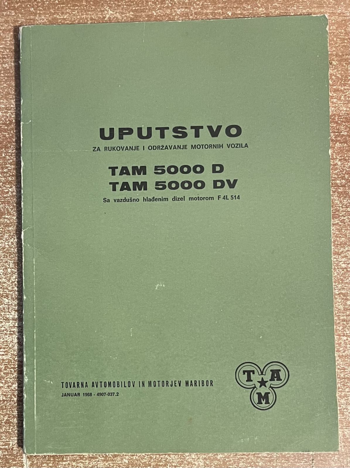 TAM 5000 - UPUTSTVO ZA RUKOVANJE