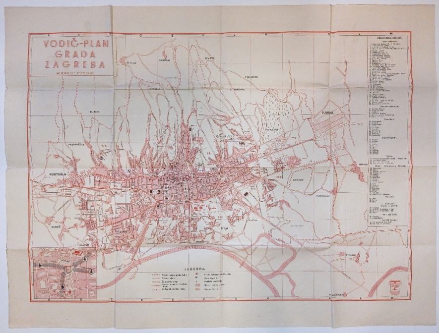 Vodič-plan grada Zagreba