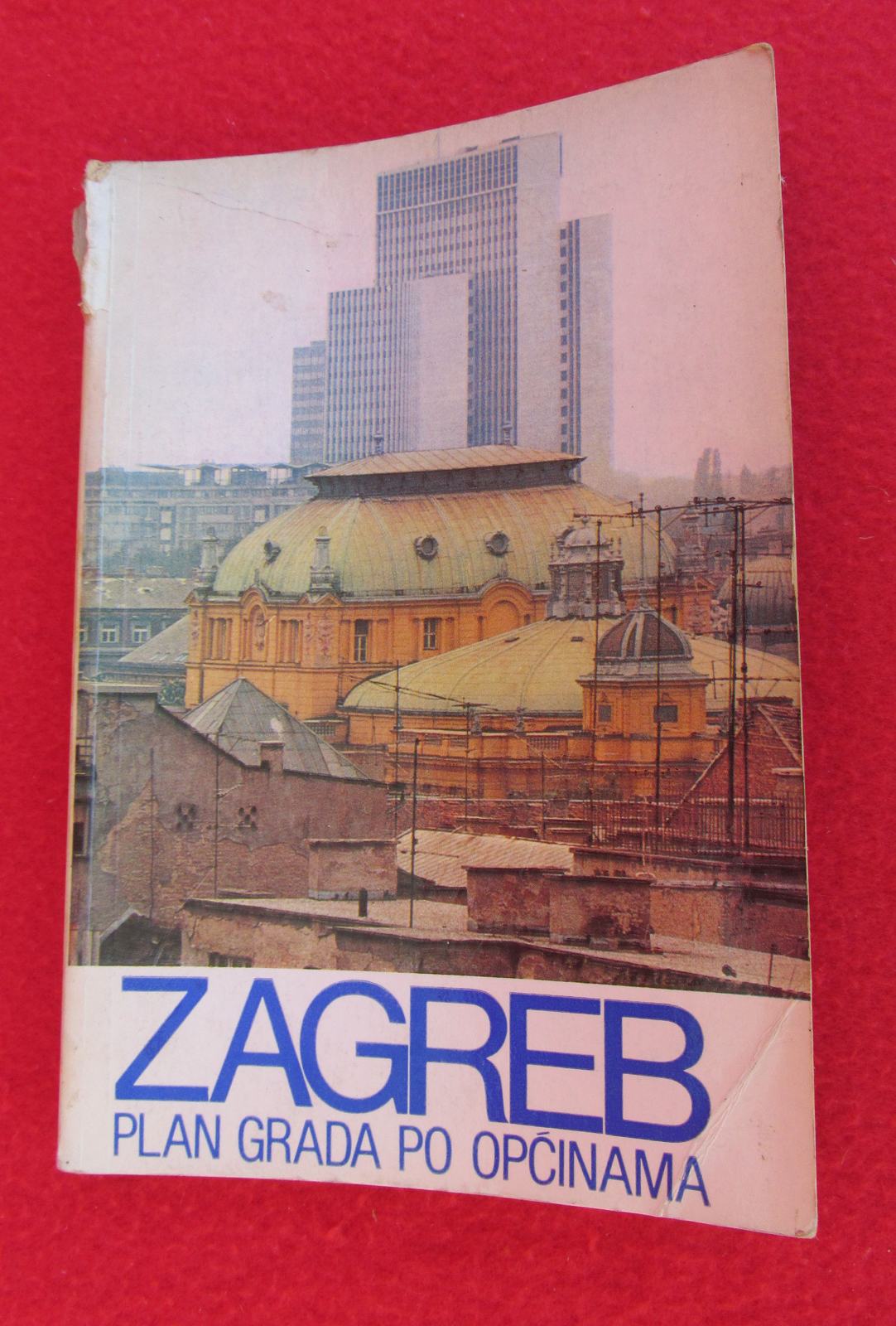 ZAGREB - PLAN GRADA, 1980.g.