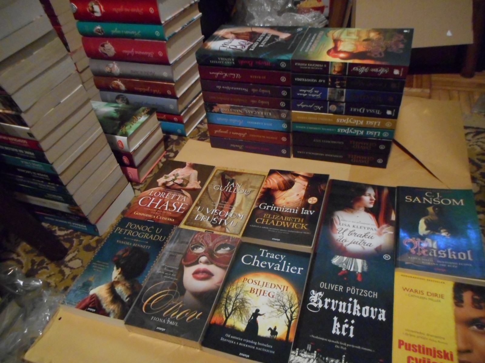 KNJIGE, LJUBAVNI, POVIJESNI ROMANI, FANTASTIKA