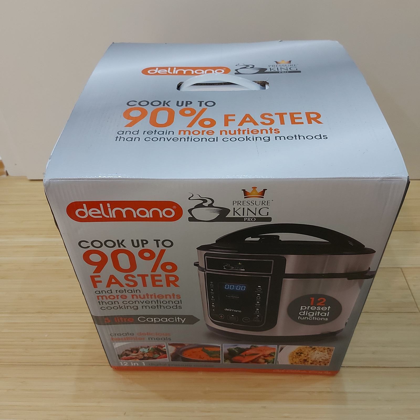 Delimano express lonac Pressure King Pro - NOVO, ZAPAKIRANO!