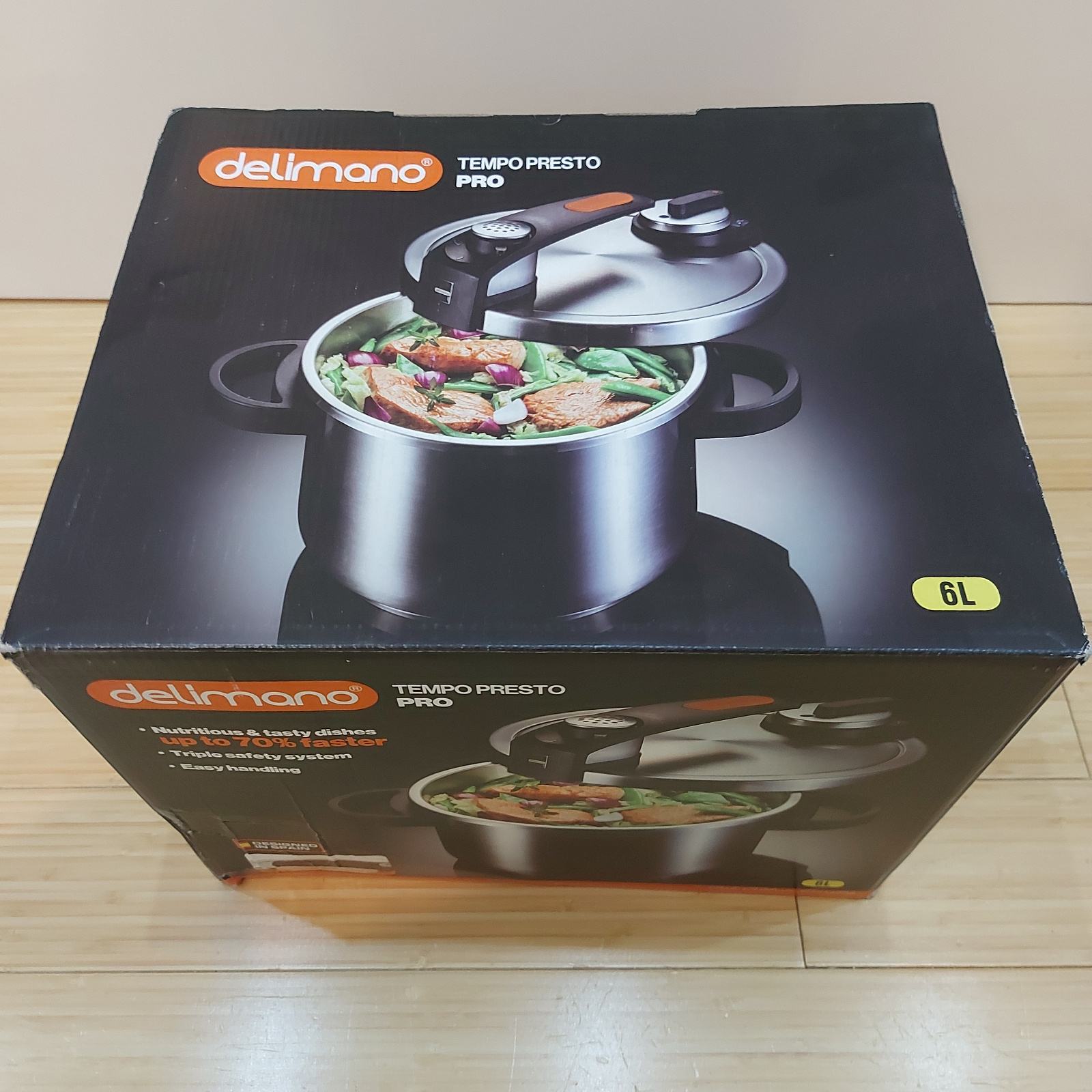 Delimano Tempo Presto Pro express lonac, 6 L - NOVO, ZAPAKIRANO!!