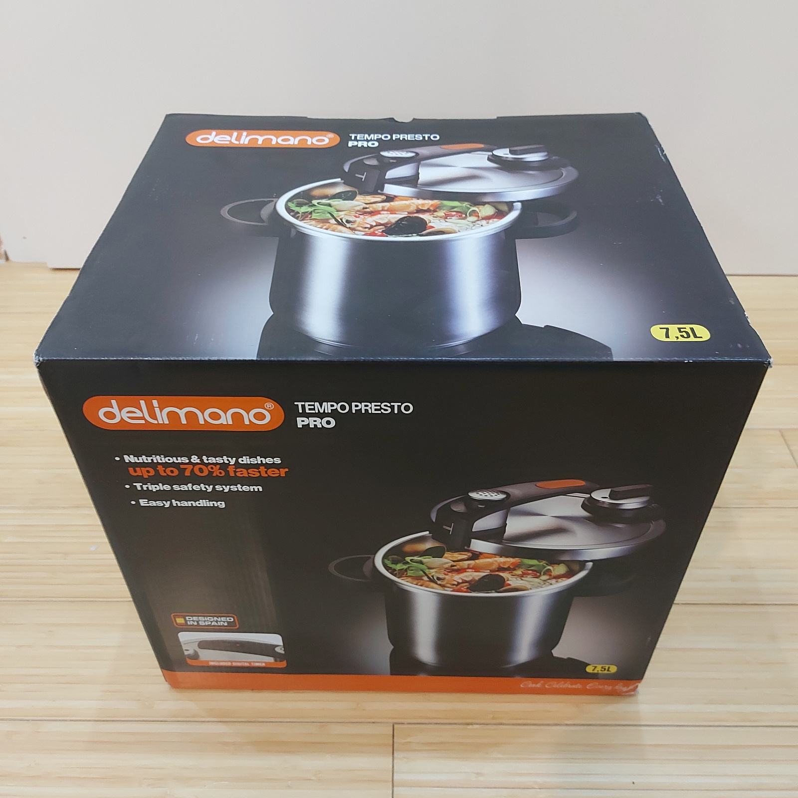 Delimano Tempo Presto Pro express lonac, 7,5 L - NOVO, ZAPAKIRANO!!