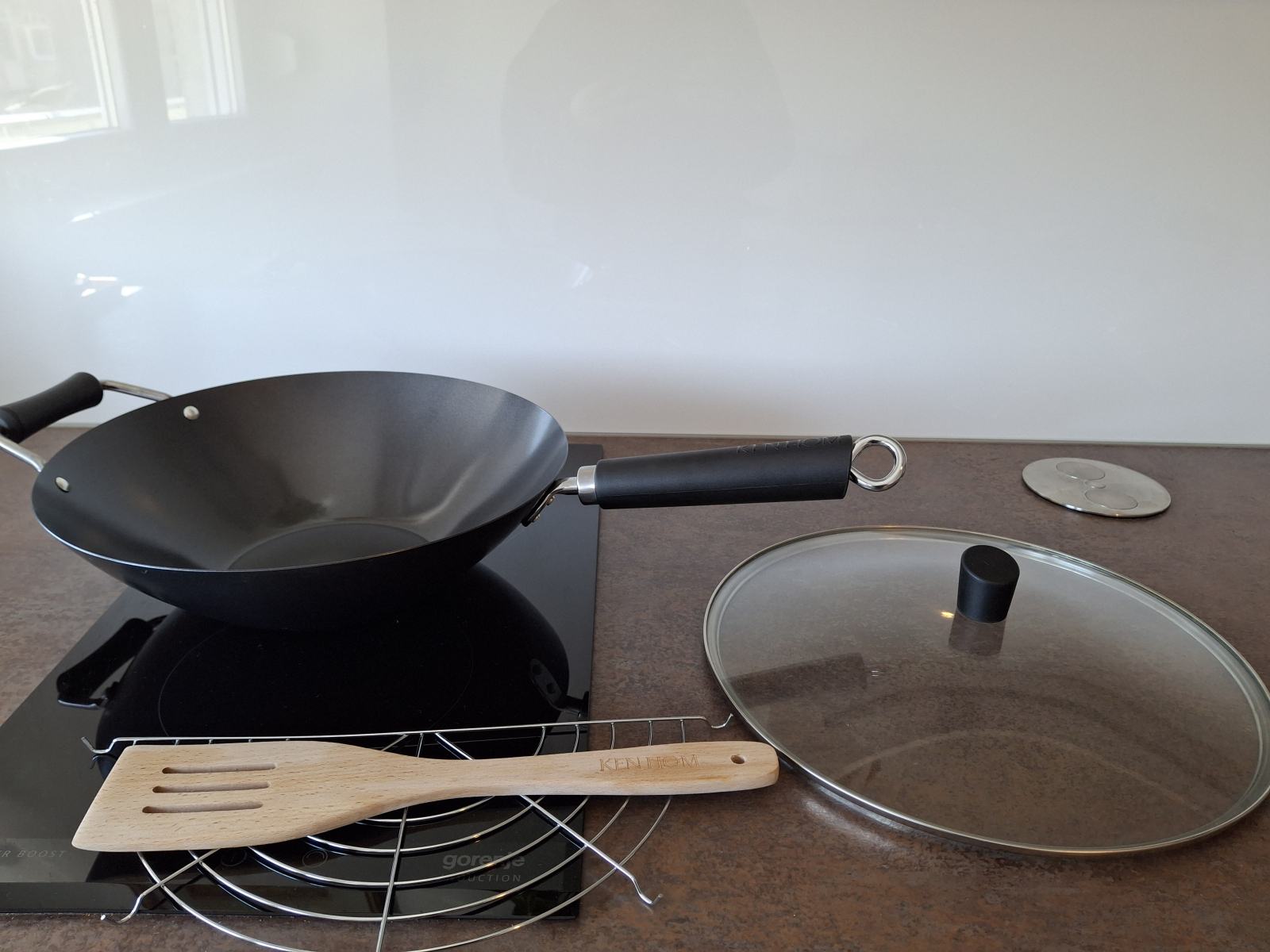 Ken Home Exellence čelični Wok set 4u1