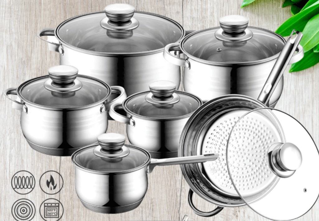 Set posuđa inox 12-djelni