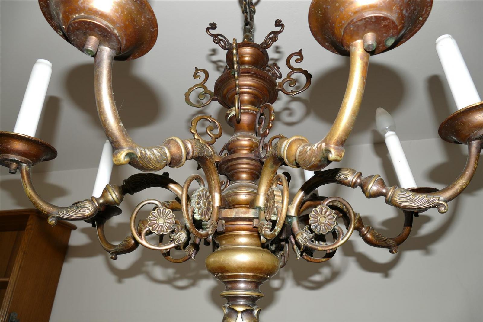 Antikni mesingani luster