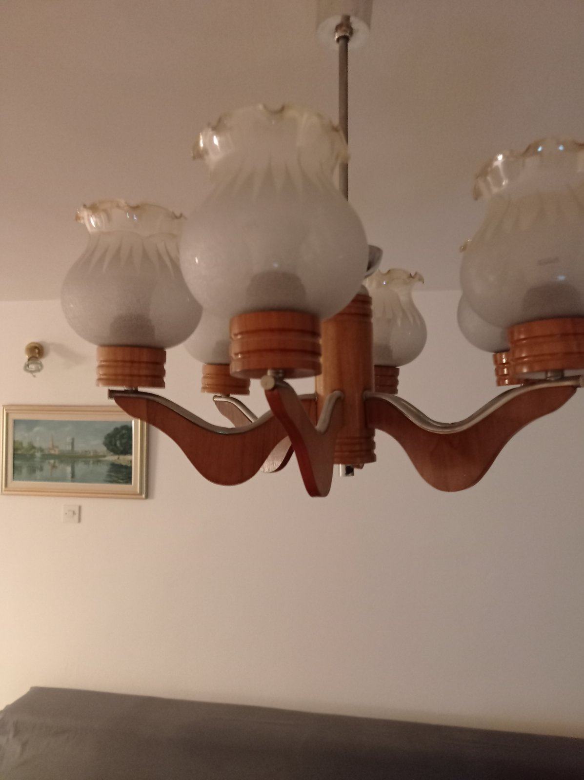 Hrastov viseći luster