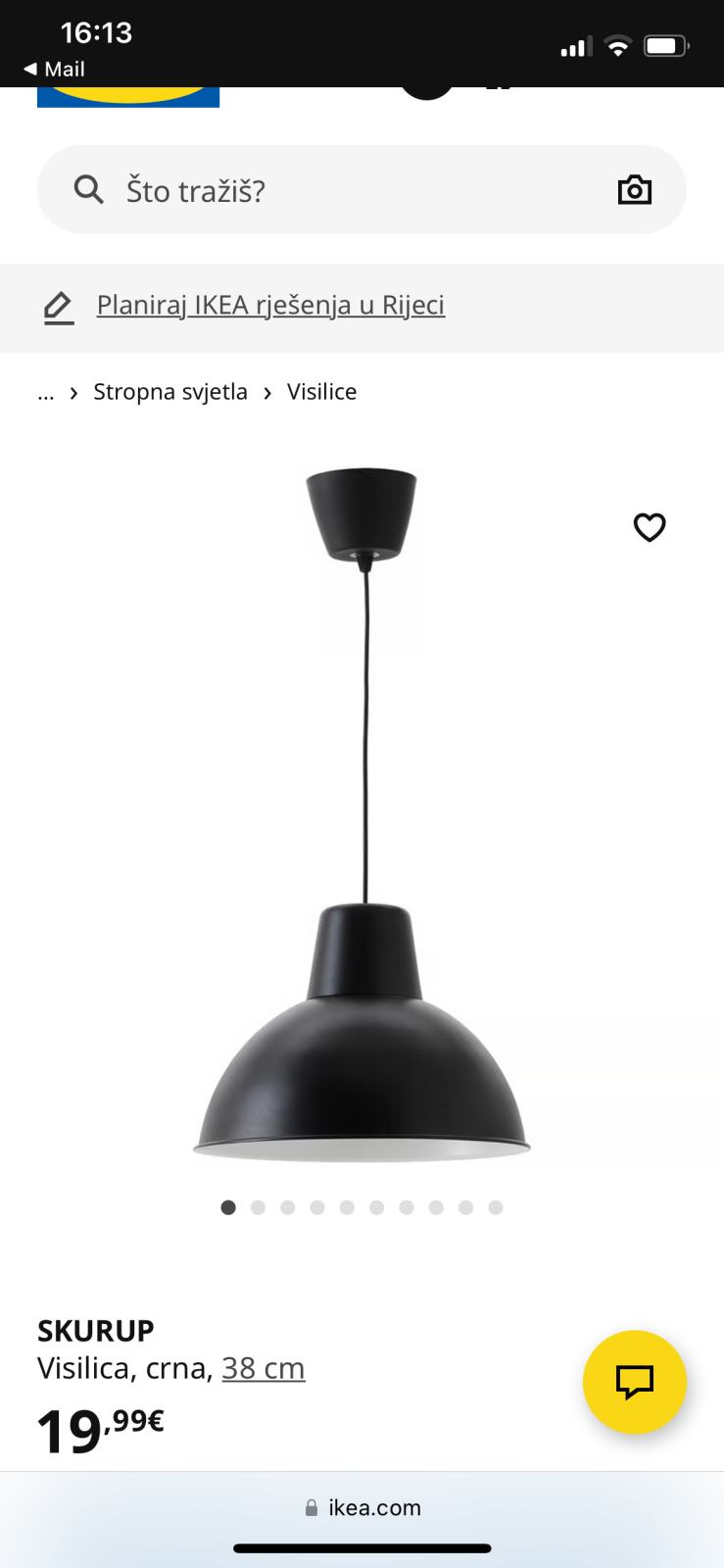 Novi Ikea luster