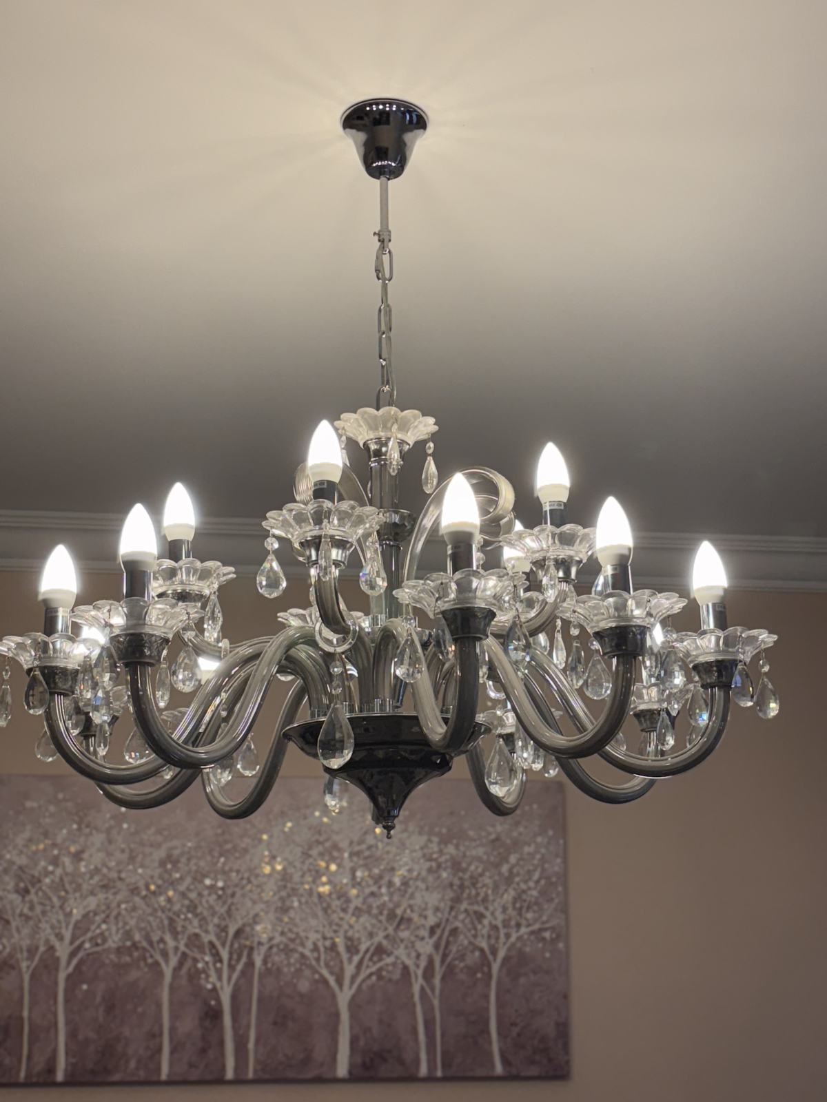 Kristalni viseci lusteri